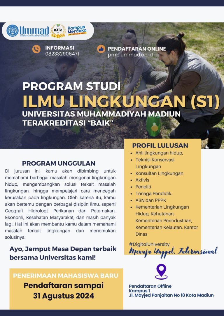 UNIVERSITAS MUHAMMADIYAH MADIUN – Dari Umat, Oleh UMMAD, Untuk Umat